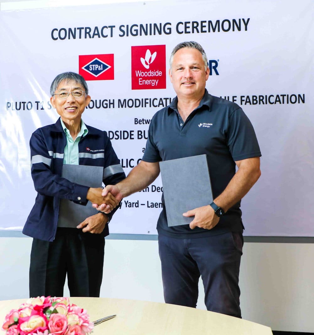 Pluto LNG Train 1 Modifications Project, Contract Signing Ceremony ...